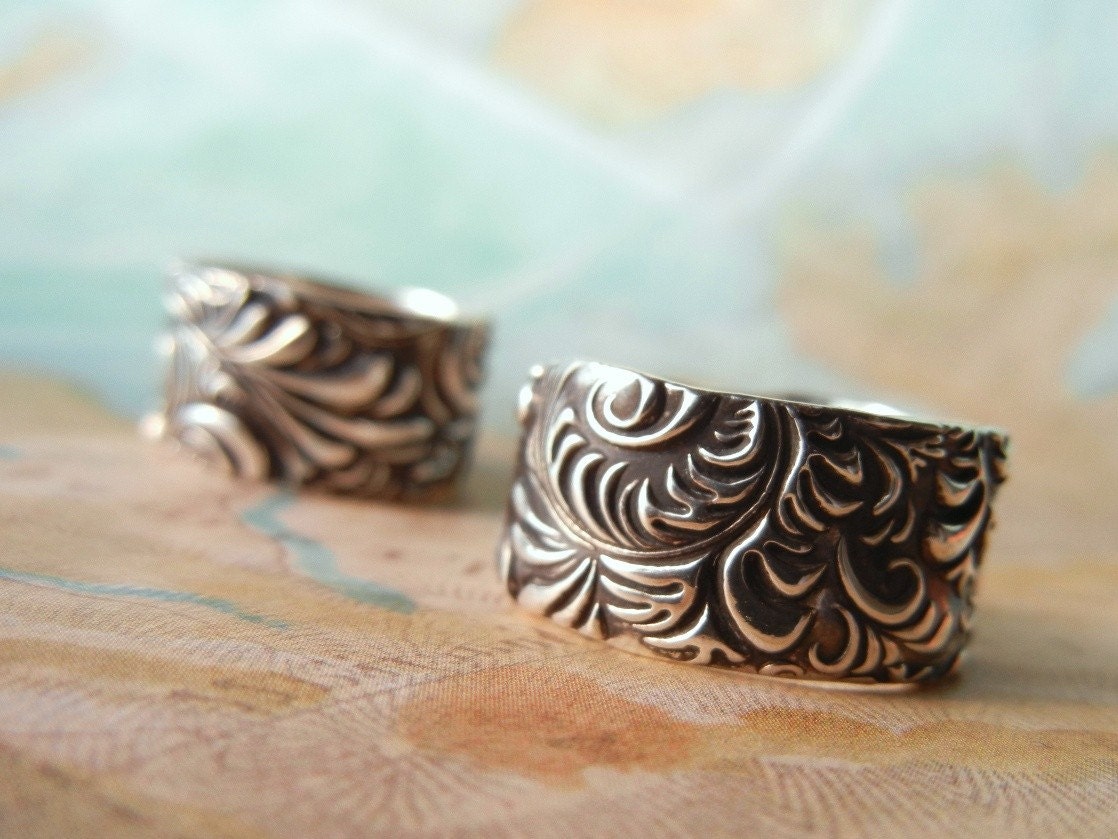 Custom Wedding Rings, Handmade Silver Wedding Rings, Silver Wedding ...