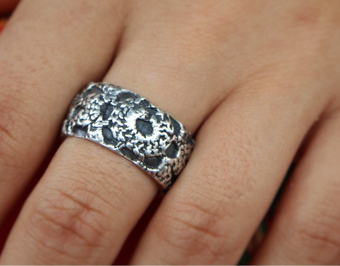 Boho Jewelry, Boho Gypsy Silver Ring, Handmade Sterling Silver Ring ...