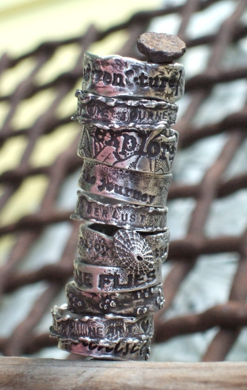 Custom Silver Ring CUSTOM SILVER JEWELRY Personalized - Etsy