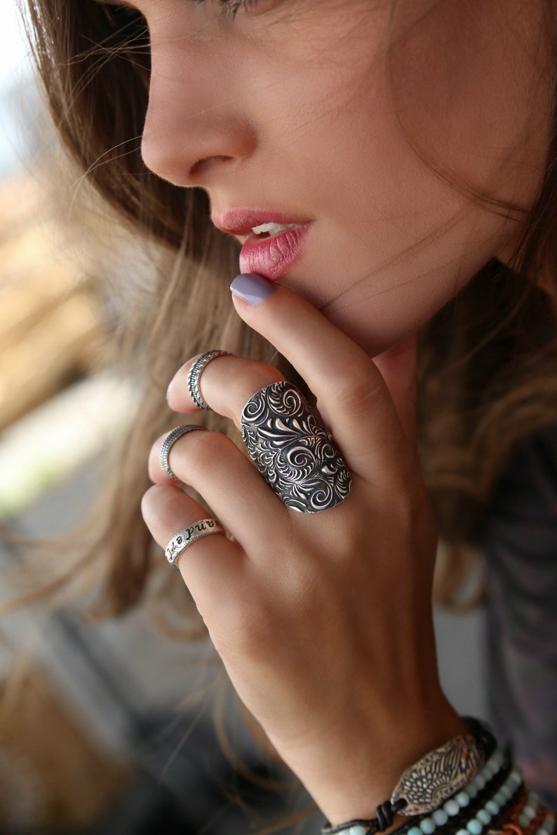 Boho Rings Boho Jewelry Handmade Boho Rings Sterling Silver Etsy