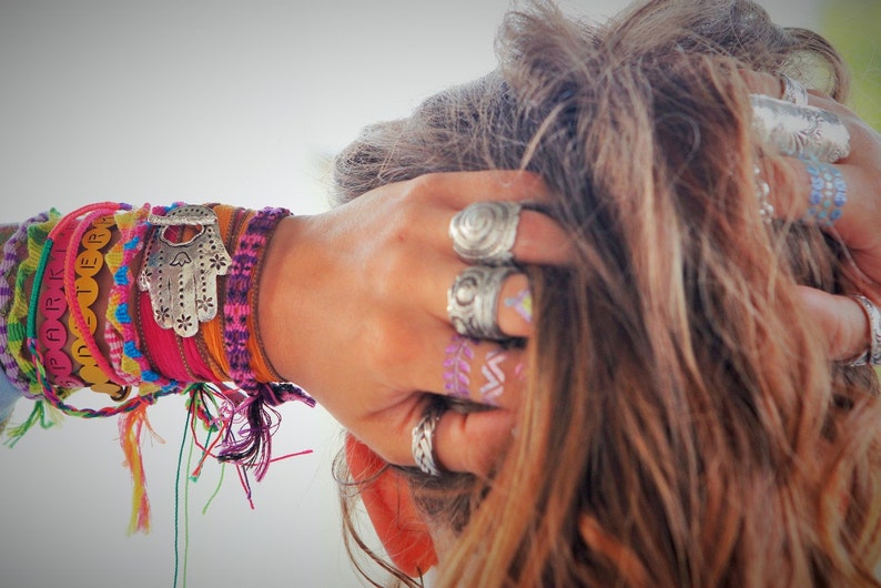 Hippie Jewelry Hippie Bracelet Hippie Wrap Bracelet Hippie Etsy