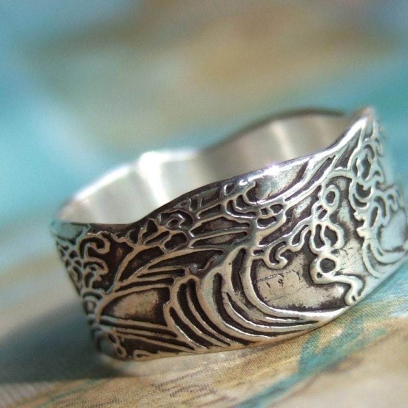 Japanese Wedding Ring - Etsy