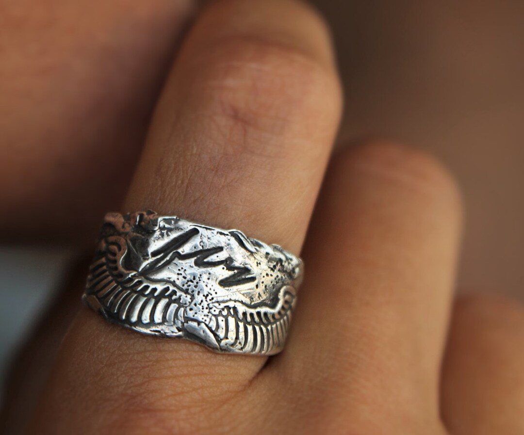 Rustic Jewelry, Rustic Ring, Sterling Silver Rustic Ring for Her ...