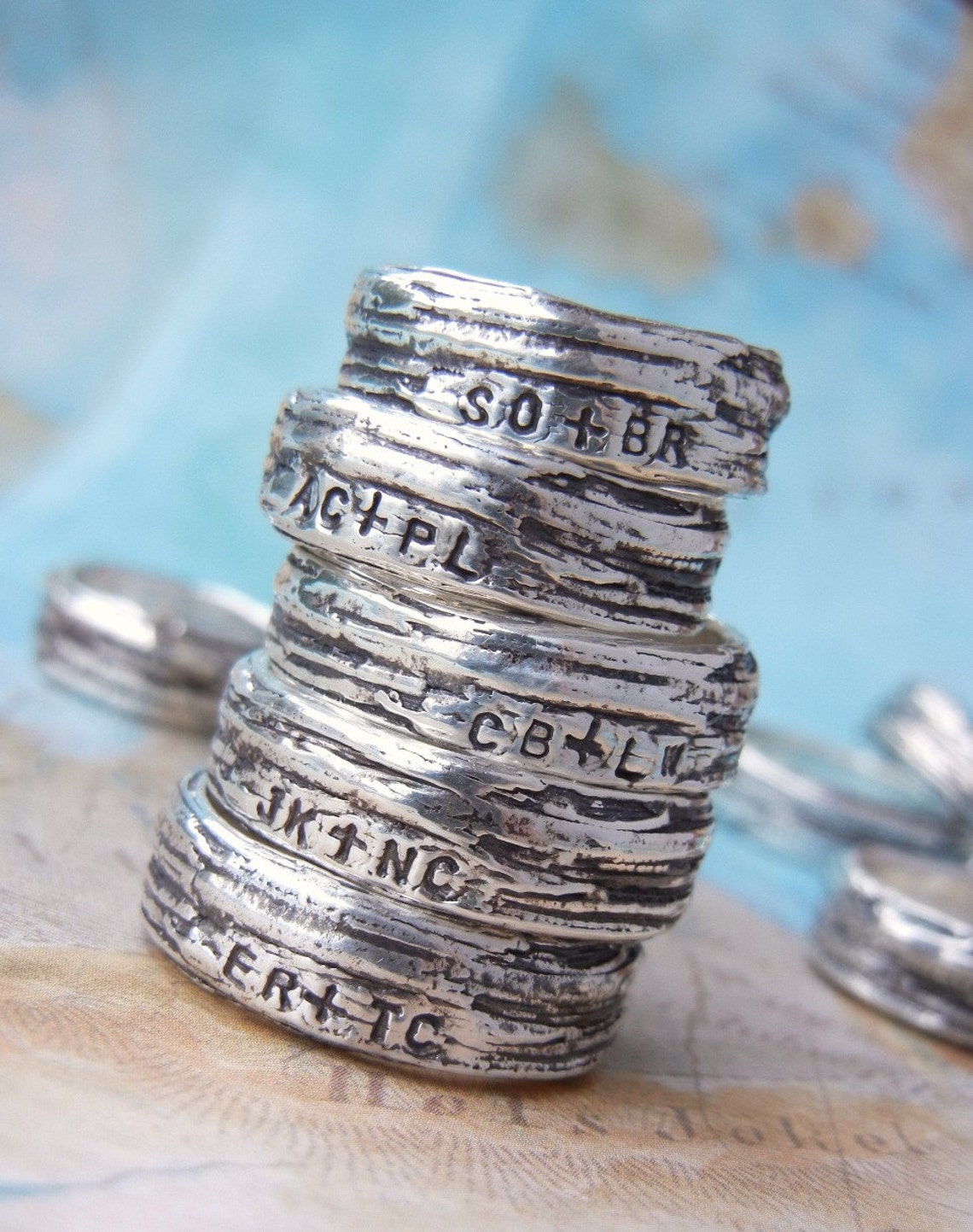 Rustic Jewelry, Rustic Wedding Ring, Rustic Wedding Band, Rugged Bark ...