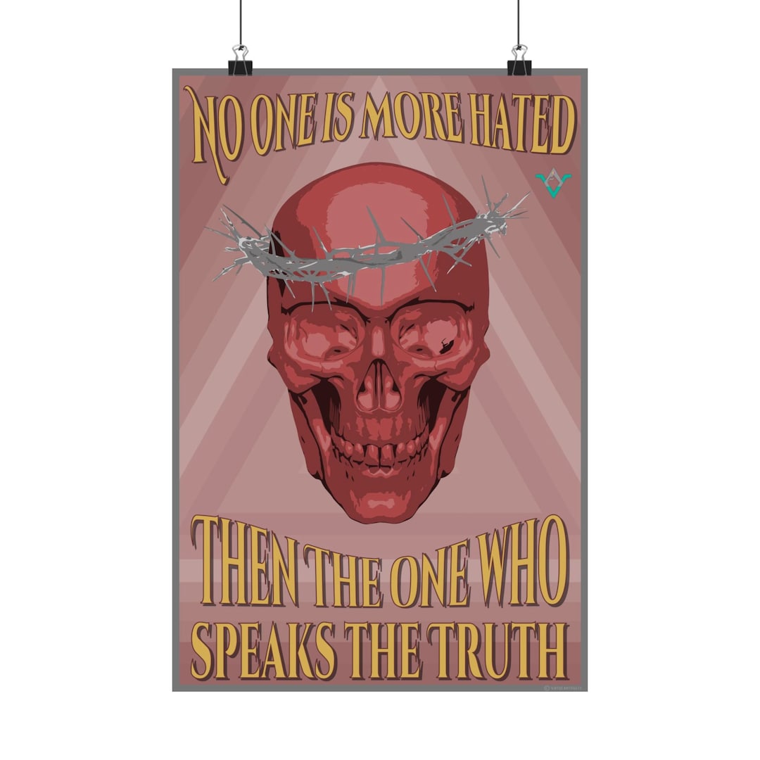 The Most Hated: Matte Vertical Posters - Etsy