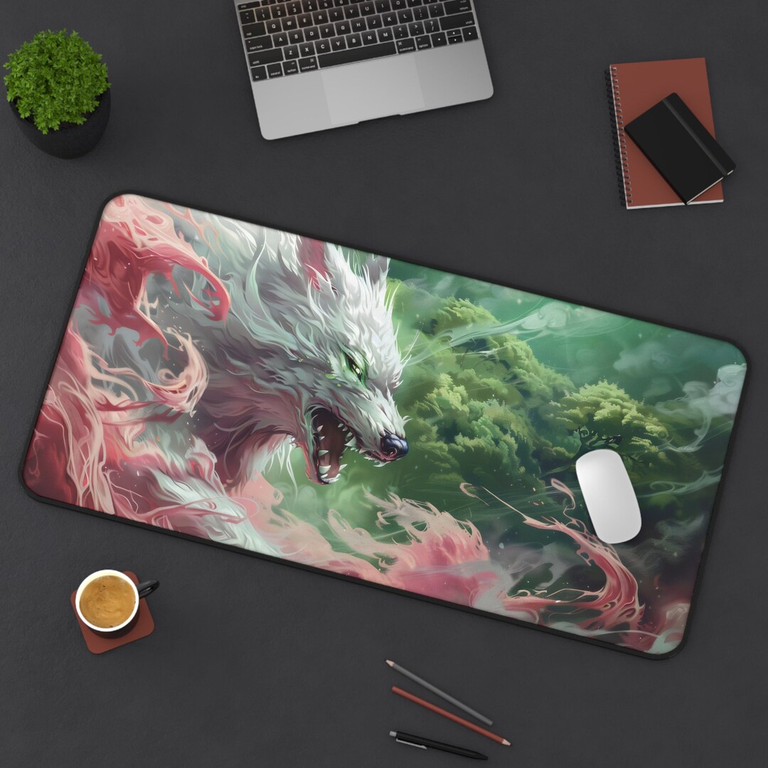Aesthetic Mythical Creature Mystery Fantasy Desk Mat Anti-slip Non-slip ...