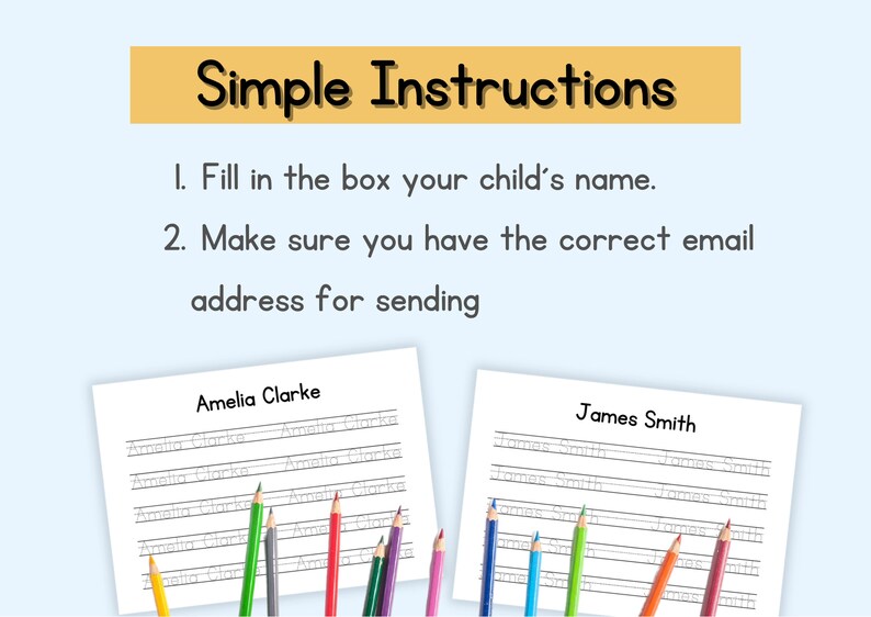 Custom Name Tracing Sheet, Handwriting Practice, Personalized ...