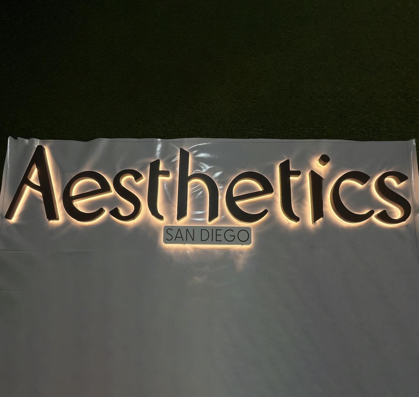 Metal Business Signage, Sign for Office, LED Backlit Sign, Small ...