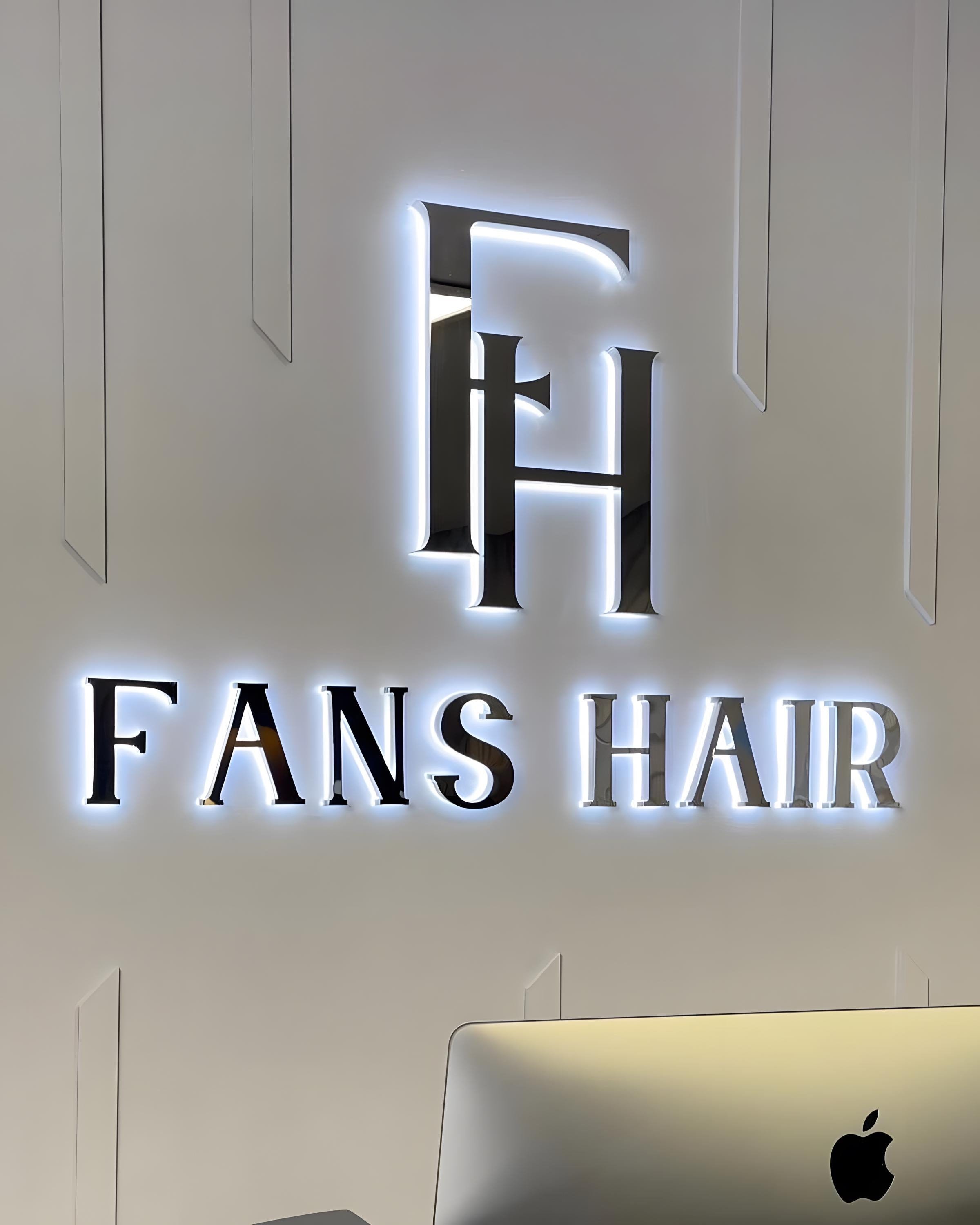 Metal Business Signage, Sign for Office, LED Backlit Sign, Small ...