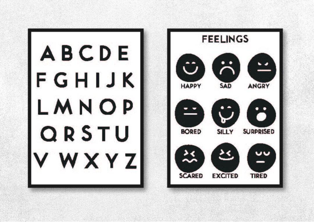 Homeschool Prints, Educational Posters Set of 2, Montessori, Classroom ...