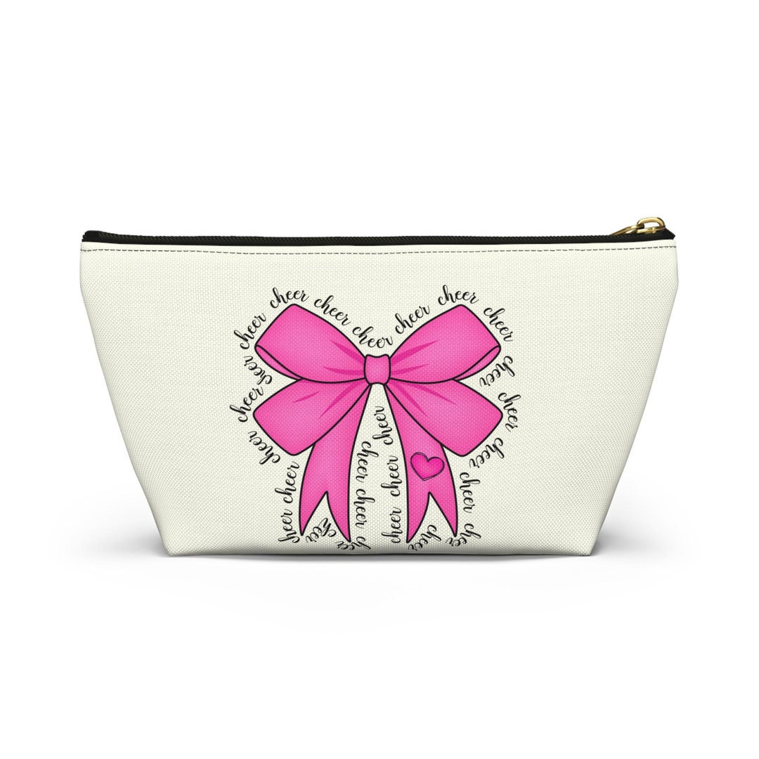 Personalized Cheer Bow Accessory Pouch Gift for Girl, Cheerleading ...