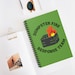Funny Dumpster Fire Notebook, Ruled Line Spiral Journal, Office Work ...