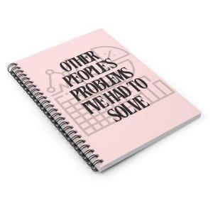 Funny Office Notebook, Notebook, Funny Notebook, Work Gift, Spiral ...