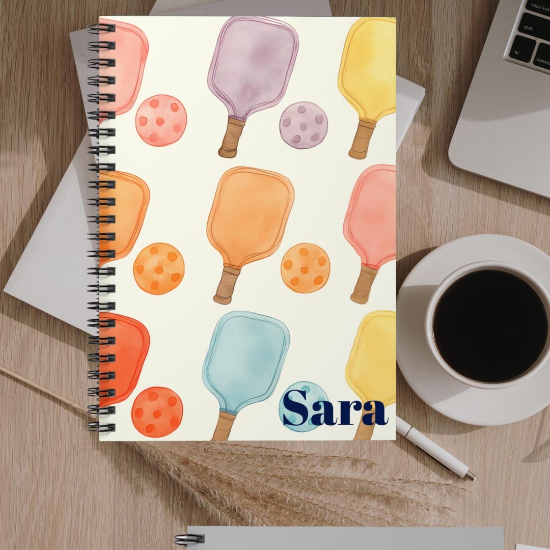 Personalized Pickleball Notebook Custom Score Journal Gift for ...