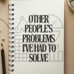 Funny Office Notebook, Notebook, Funny Notebook, Work Gift, Spiral ...