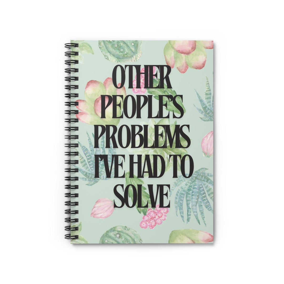 Funny Office Notebook, Notebook, Funny Notebook, Work Gift, Spiral ...