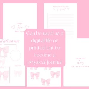 Girlie Journaling: a Pink Coquette Journal - Etsy