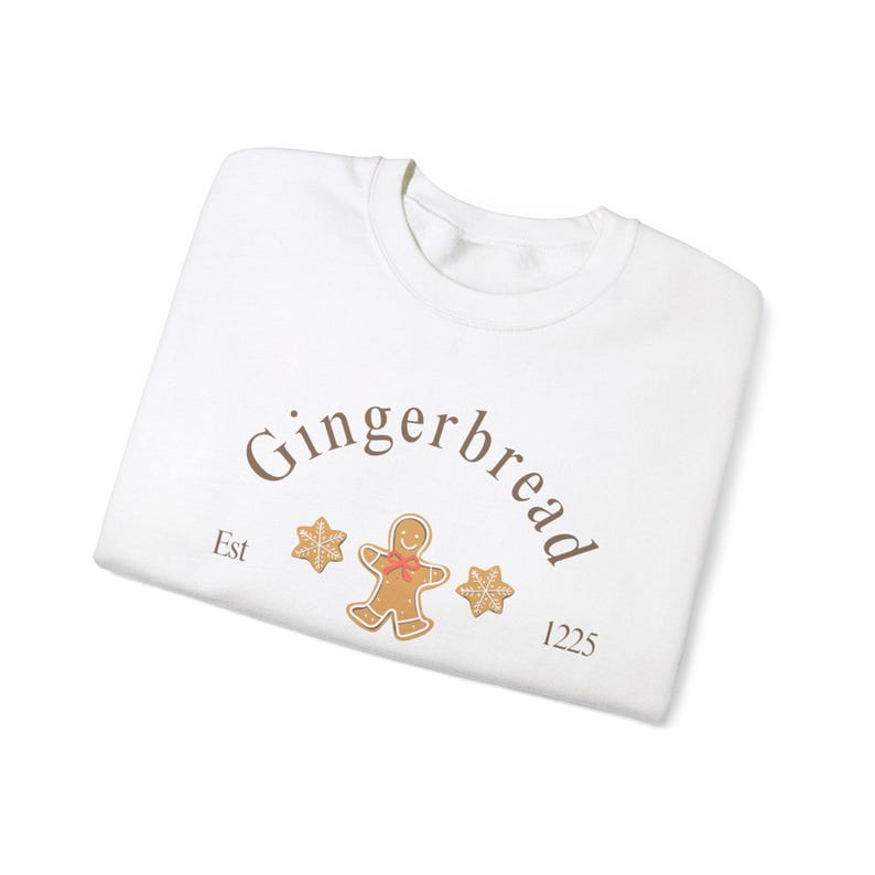 Gingerbread Sweatshirt, North Pole Shirt Christmas Sweatshirt, Holiday ...