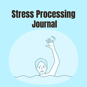 Stress Processing Journal, Printable and Editable Template, Therapy Journal, Mindfulness Journal ...