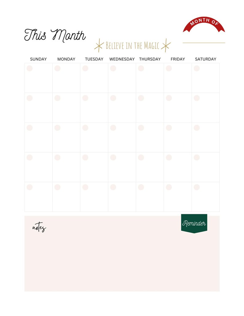 2024 Perfect Christmas | Planner | Digital | PDF| Calendar ...