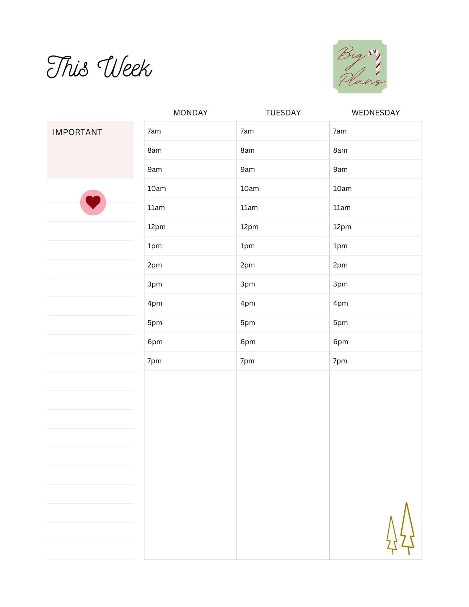 2024 Perfect Christmas | Planner | Digital | PDF| Calendar ...