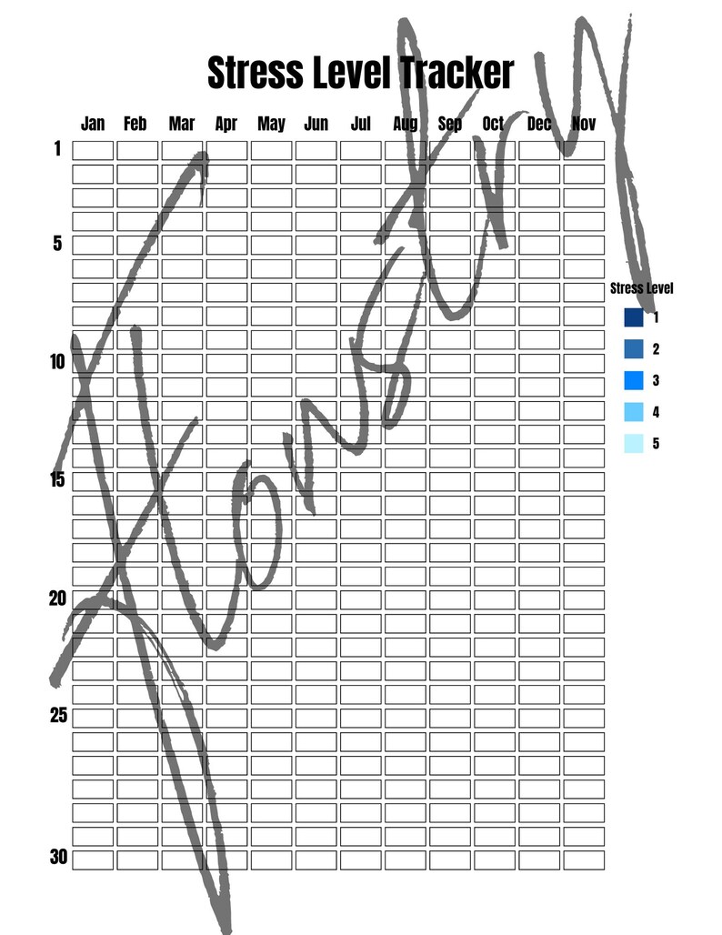 Stress Processing Journal, Printable and Editable Template, Therapy ...