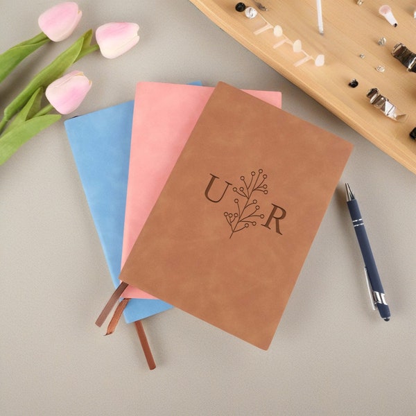 Custom Design Leather Notebook - Etsy