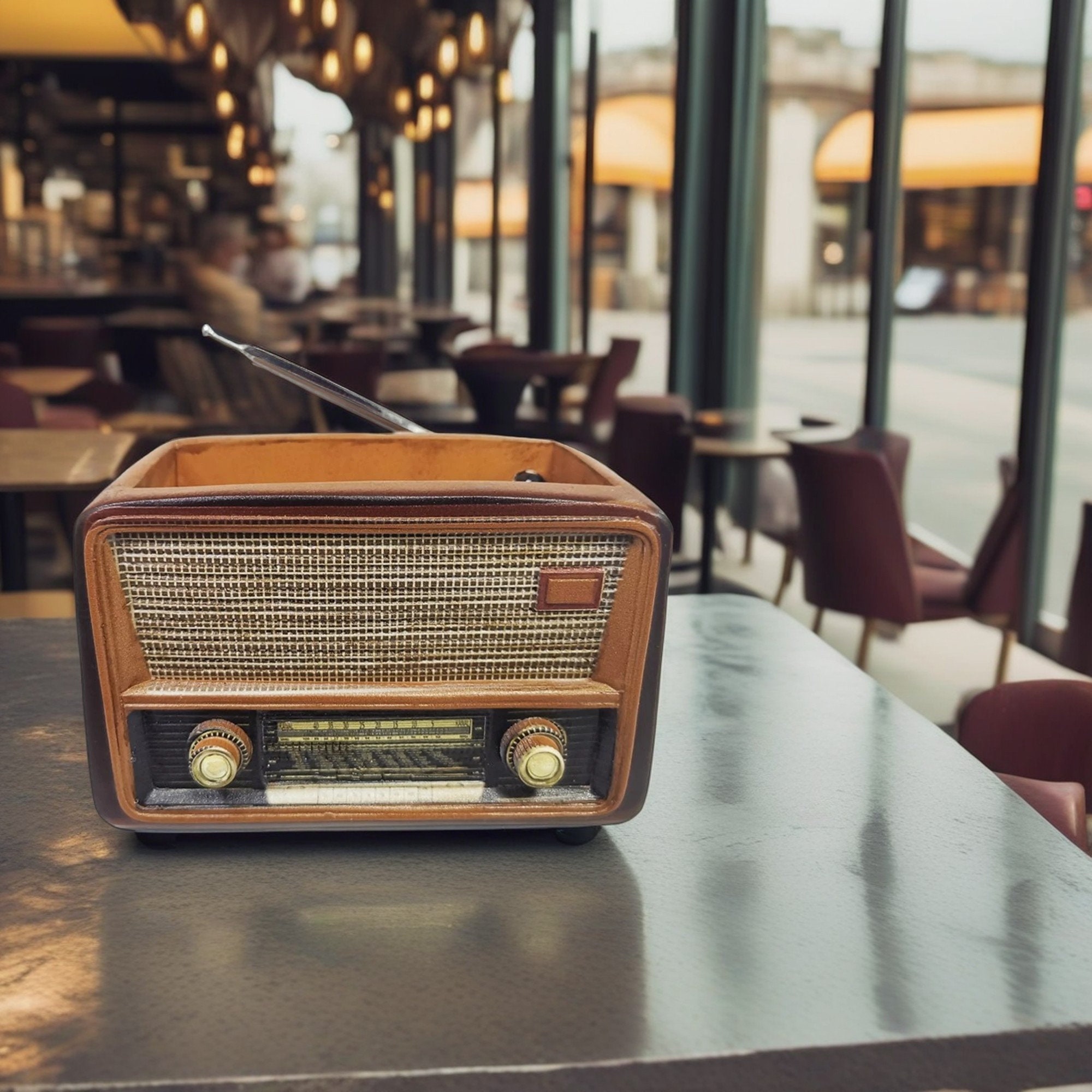 Vintage Radio Vase,retro Tape Recorder Vase,creative Succulent Planter ...
