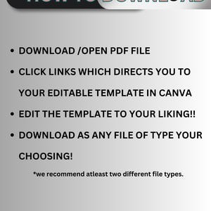 Show Dates Flyer -editable Template CANVA PRO - Etsy