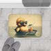Duck Rowboat Bath Mat, Quirky Bathroom Decor, Rubber Duck Water Theme ...