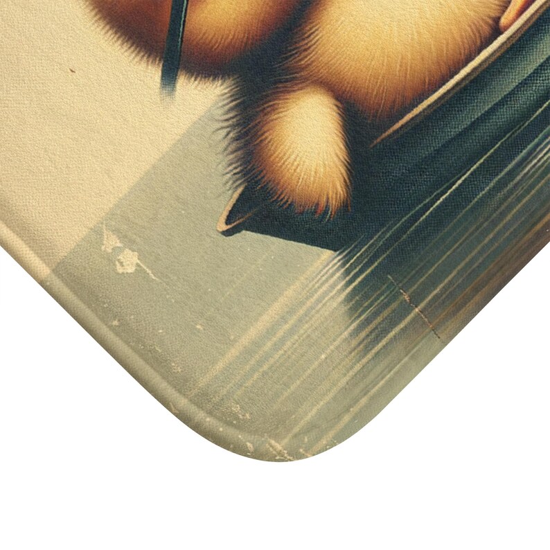Duck Rowboat Bath Mat, Quirky Bathroom Decor, Rubber Duck Water Theme ...