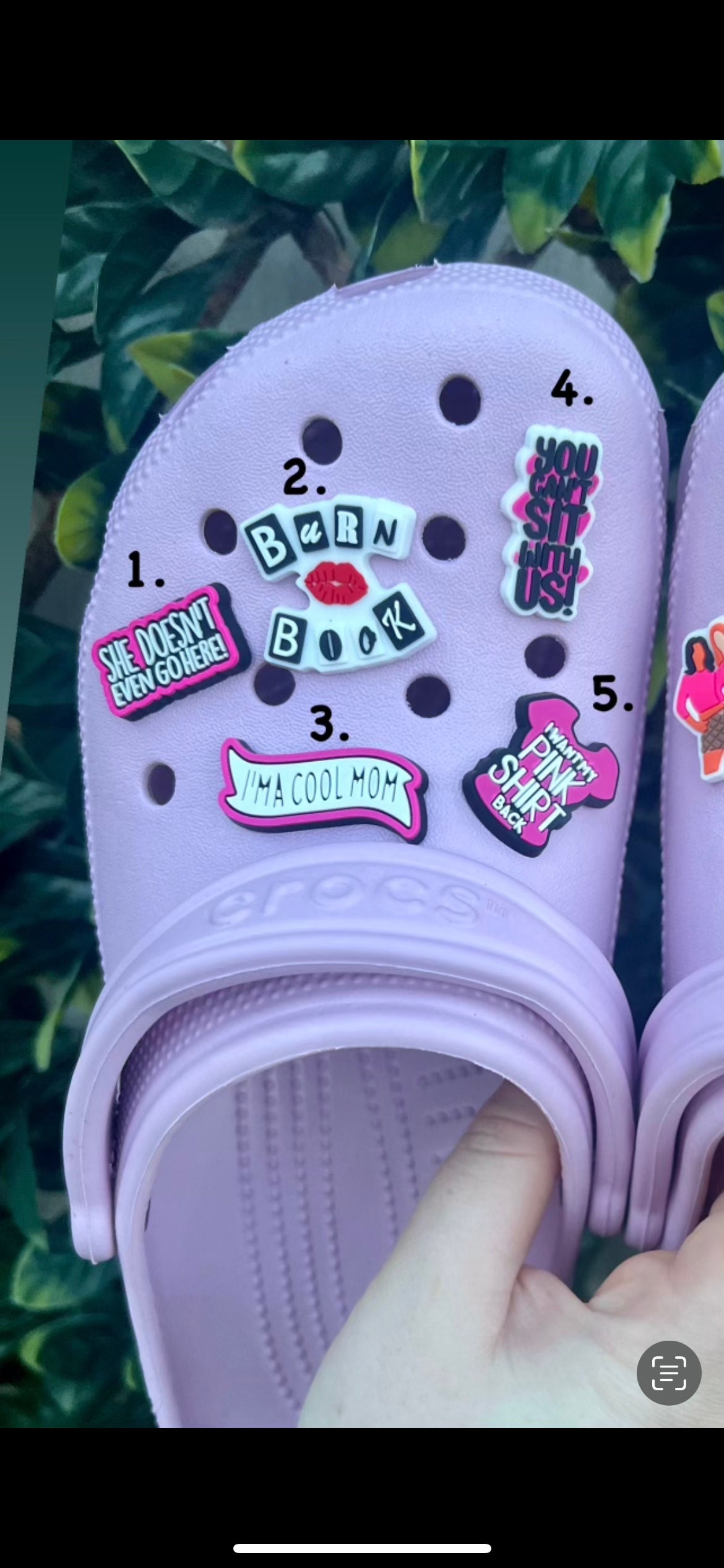 Mean Girly Croc Charms 90s Decorative Shoe Charms for Crocs Shoe Charm ...