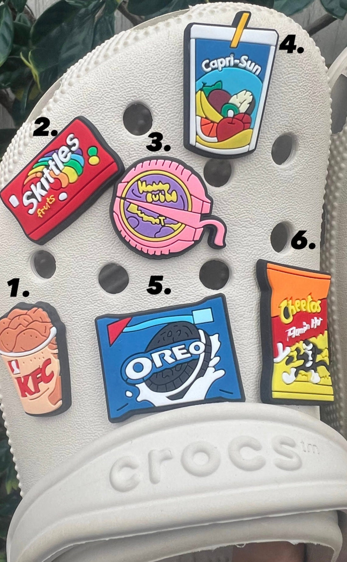 Snacks Croc Charms Food Croc Charms, Shoe Charms, Shoe Food Accessories ...