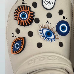 Evil Eye Croc Charm Bundle Evil Eye Croc Bundle Evil Eye Jibbitz Evil ...