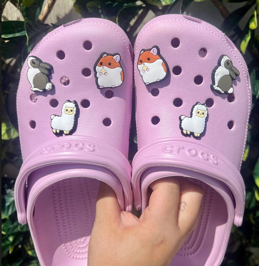 Cute Animal Croc Charms Rabbit Croc Charms Hamster Croc Charm Llama ...