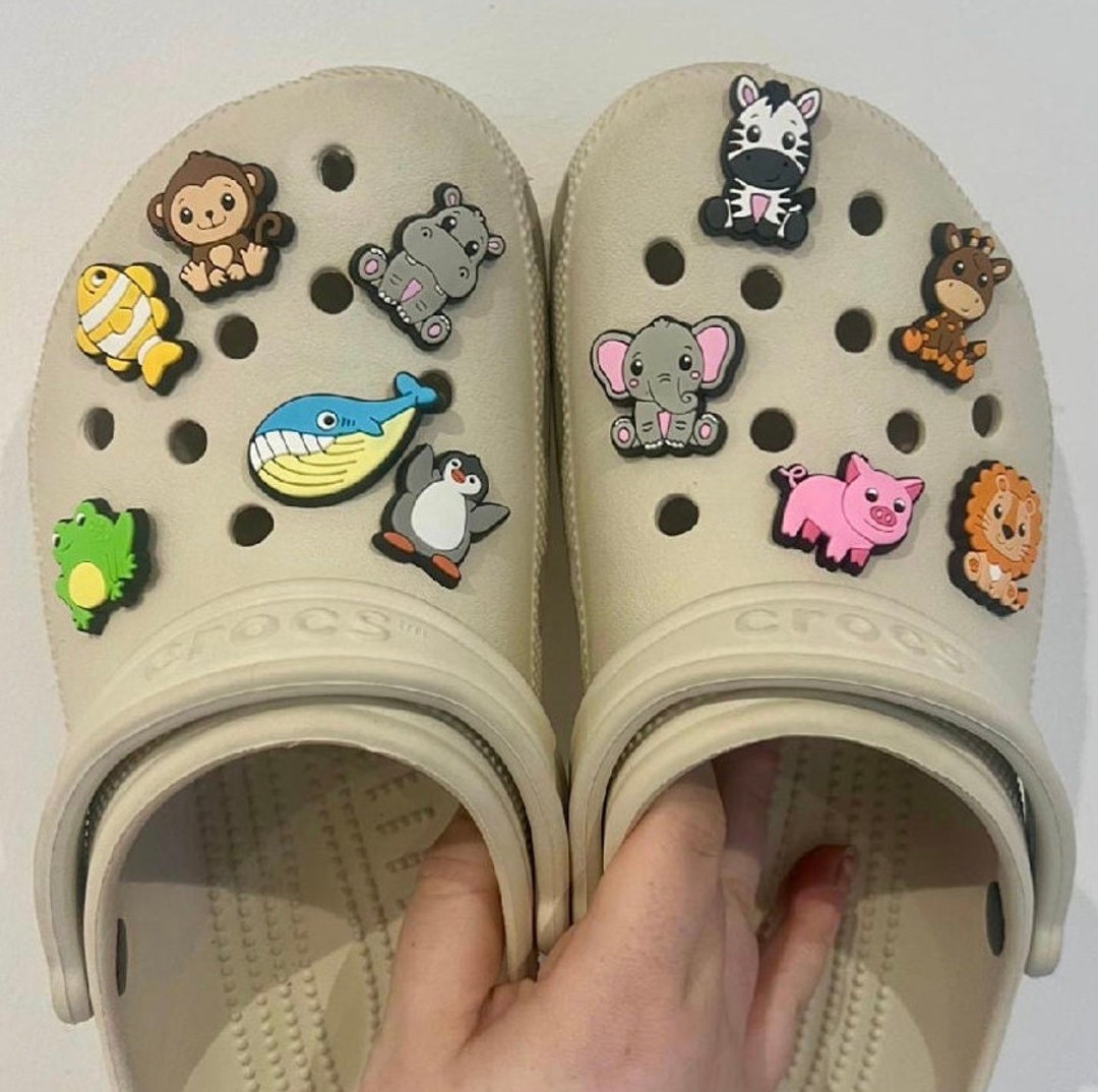 Cute Animal Croc Charms Single or Bundle for Kid's Women's Girl's Boy's ...