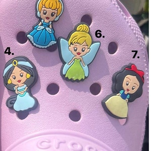 Princess Croc Charms Decorative Shoe Charms for Crocs Fashionable Croc ...