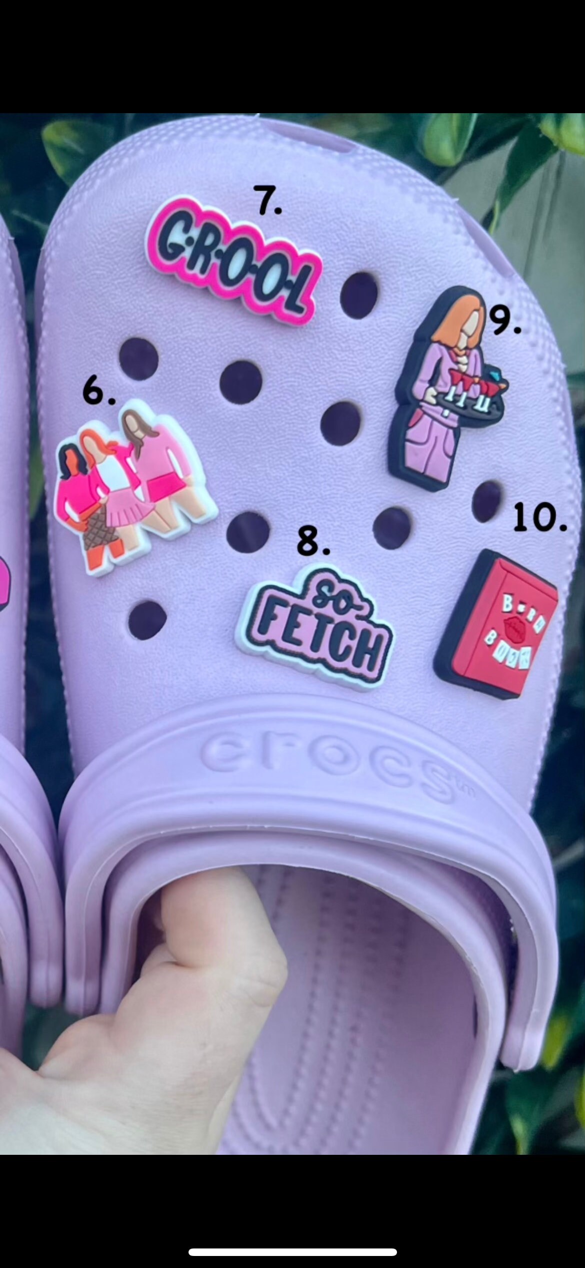 Mean Girly Croc Charms 90s Decorative Shoe Charms for Crocs Shoe Charm ...