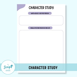 Character Study Template Printable | Christian Printable for Kids ...