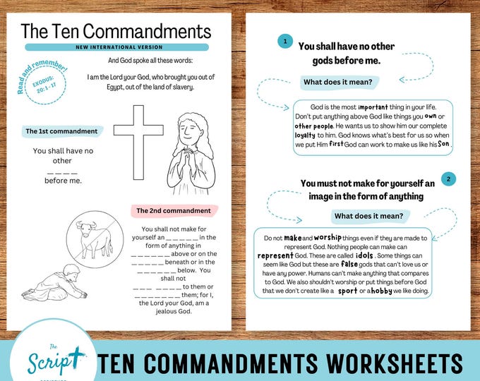 Lord's Prayer Worksheet Kids, Homeschool, Sunday School, Bible Teaching ...