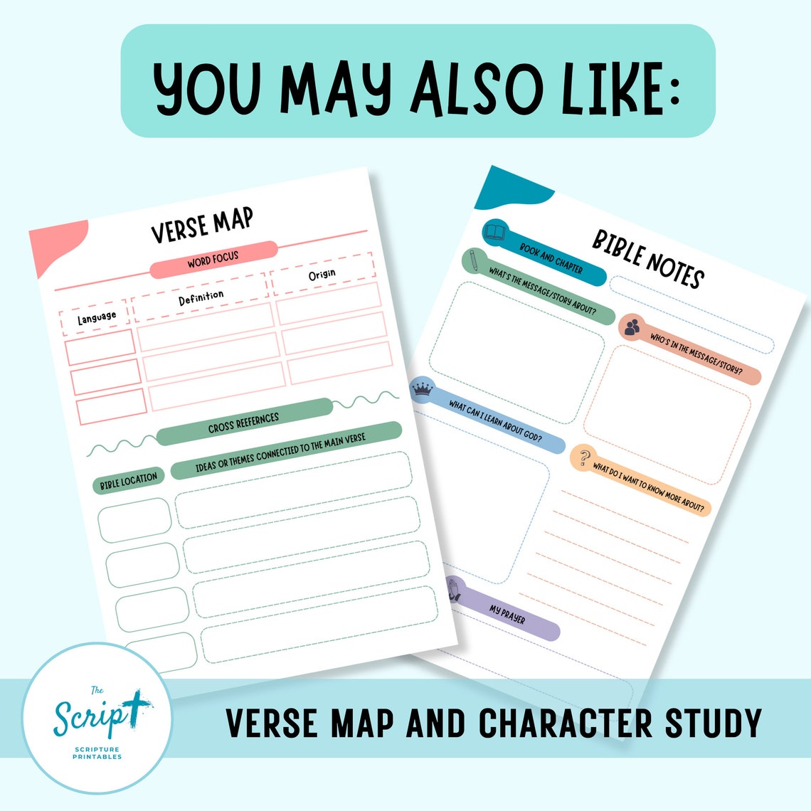 Character Study Template Printable | Christian Printable for Kids ...