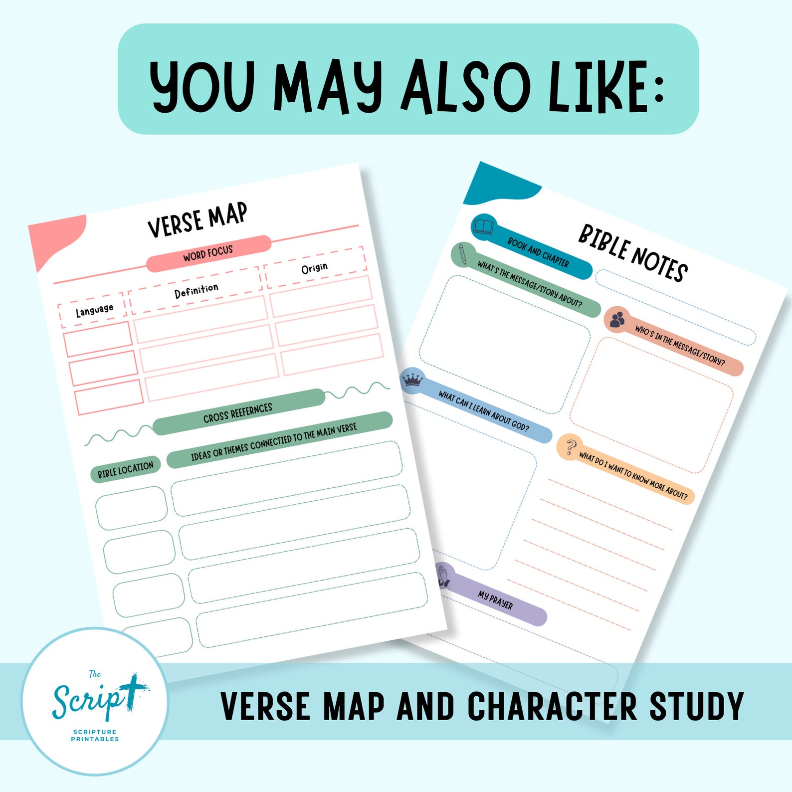 Character Study Template Printable Christian Printable for Kids ...