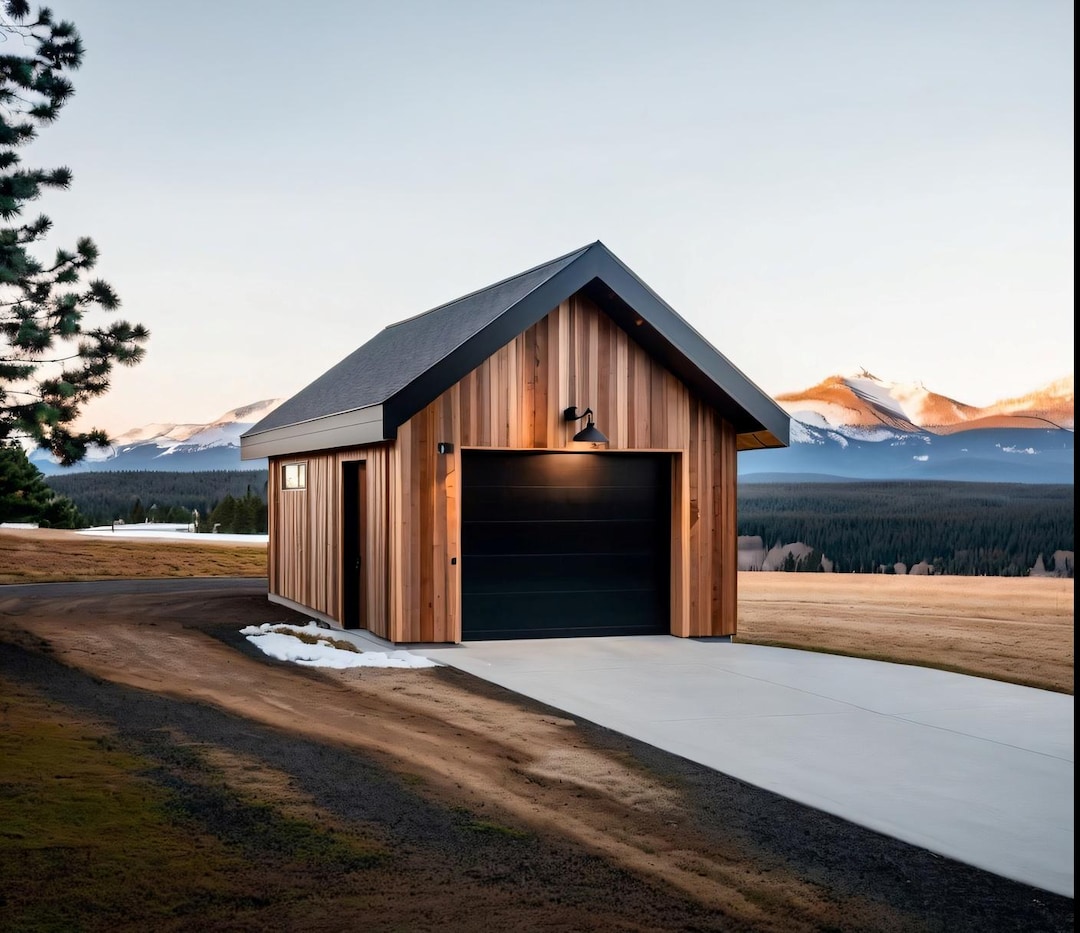 14' X 22' Detached Single Car Garage | Gable Roof - Etsy