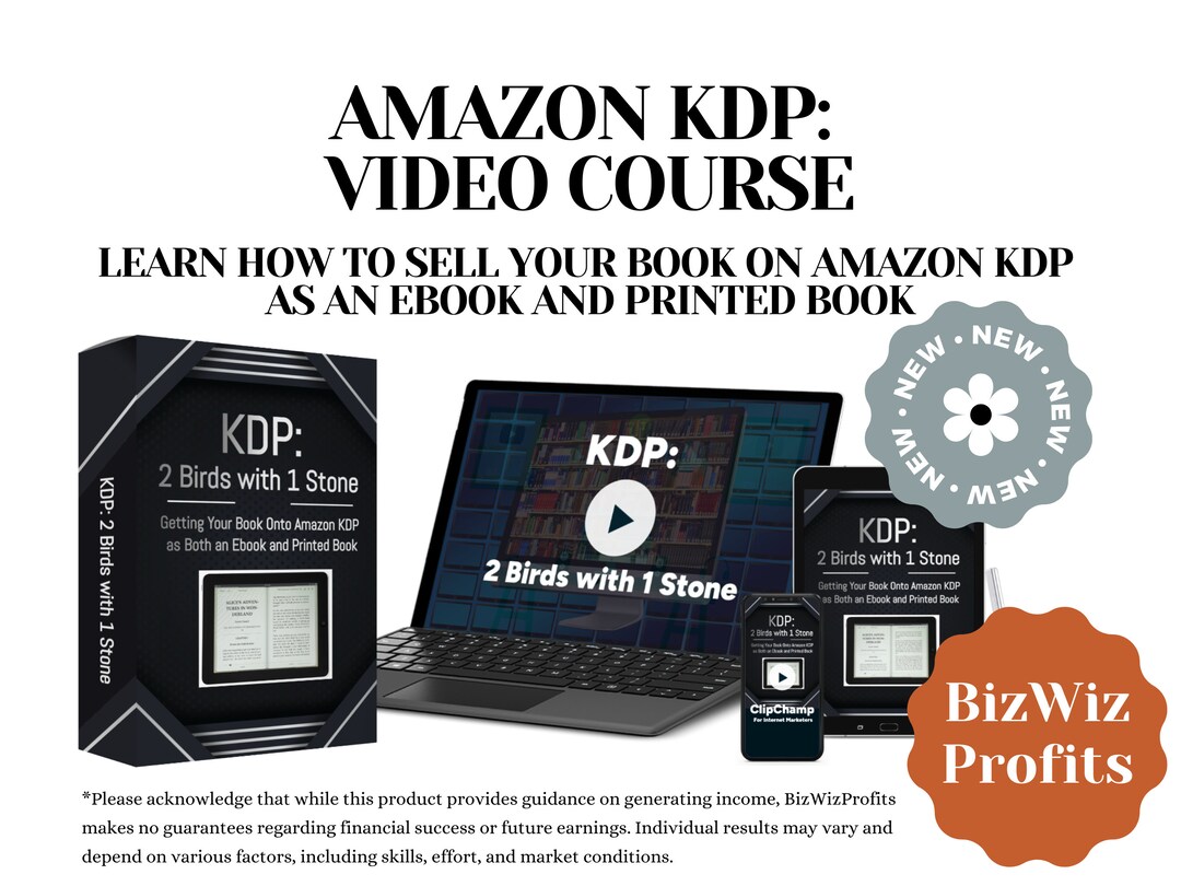 Amazon KDP Video Course, How to Publish a Book Ebook, How to Make Money Online With Amazon KDP ...