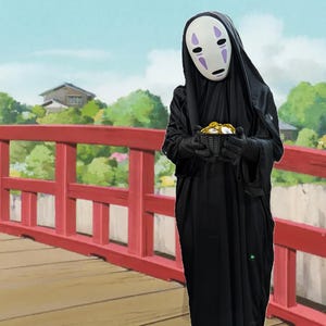 No Face Mask | 3D Printed and Hand Painted Mask | Full No Face Costume ...