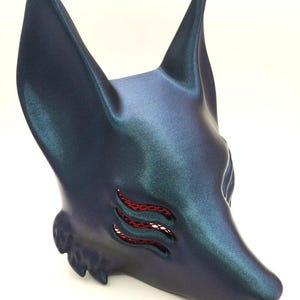 6 Eyed Kitsune Mask | Kitsune Cosplay Mask | Mythical Fox Mask With ...