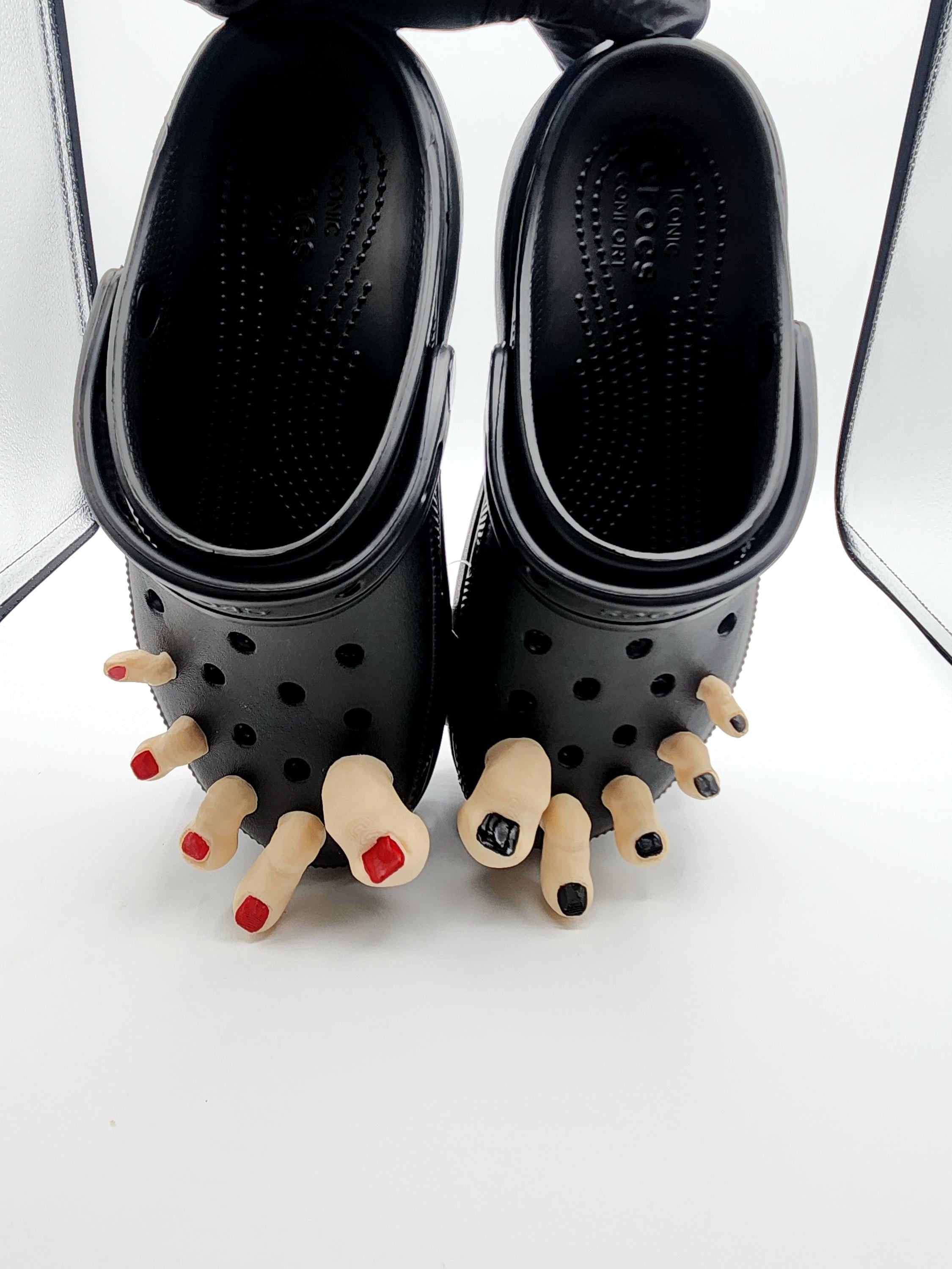 Toe Charms | Realistic Shoe Charms | Gag Gift | Funny | Prank ...