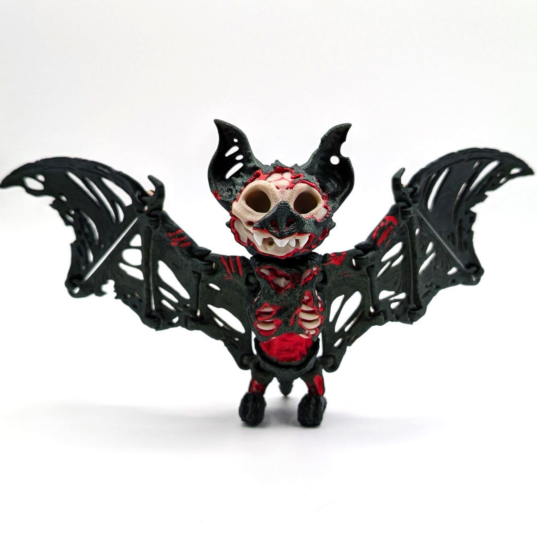 3d Printed Unique Zombie Bat Toy | Zombat | Great Fidget & Stress ...