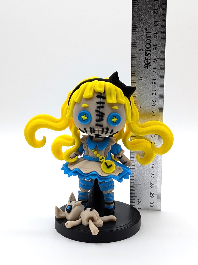 Creepy Alice Inspired Doll Articulated 3D Printed Voodoo Doll Desk ...