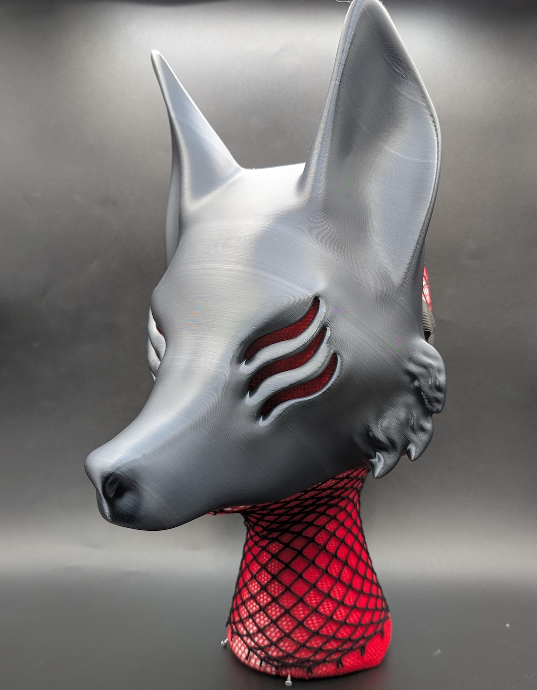 6 Eyed Kitsune Mask | Kitsune Cosplay Mask | Mythical Fox Mask With ...